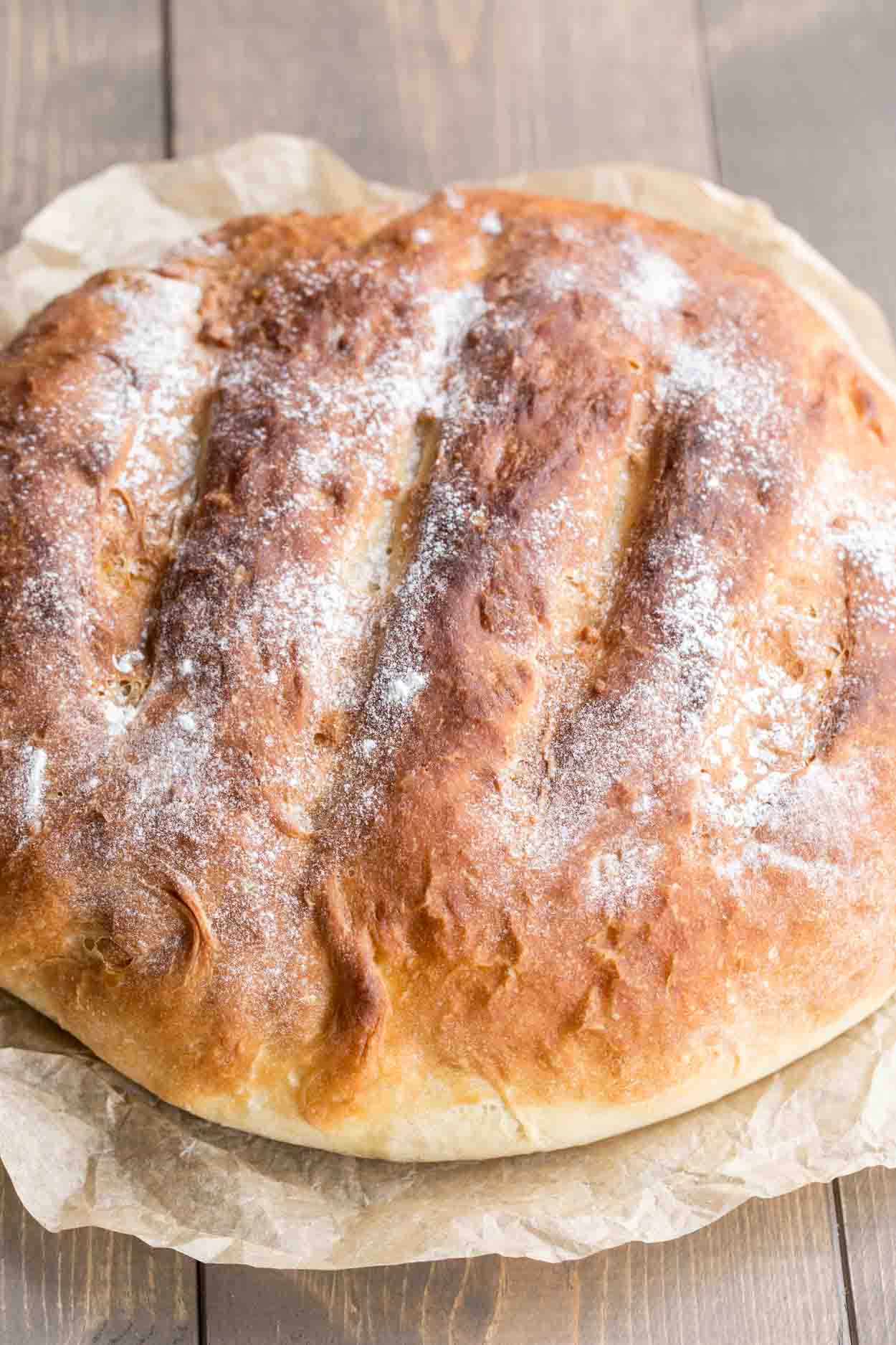 Crispy Italian Bread Recipe - Valentina's Corner