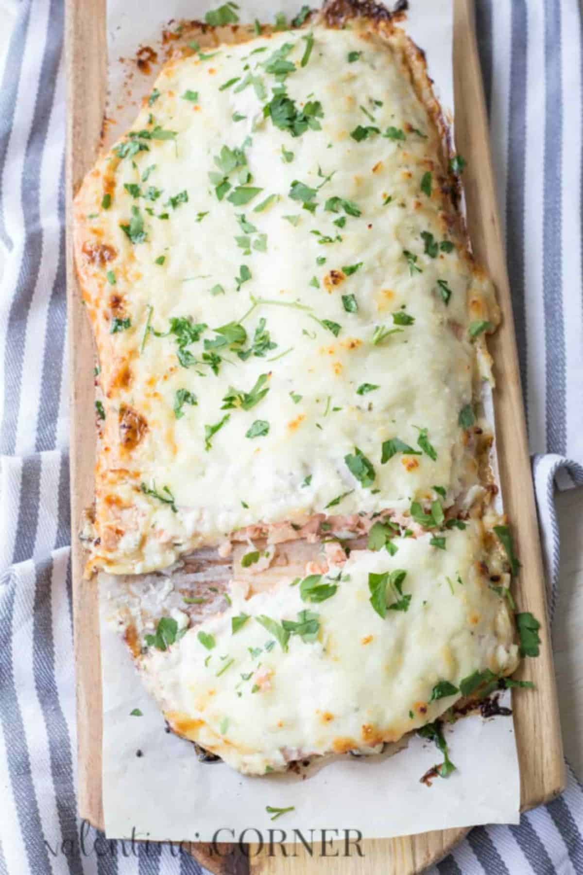 Cheesy Ranch Baked Salmon Recipe - Valentina's Corner