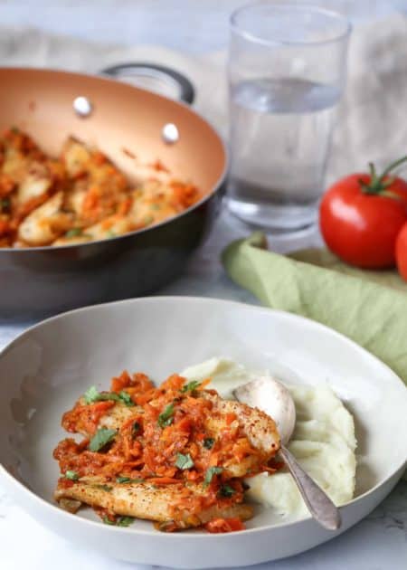 Flounder Recipe (with Vegetables) - Valentina's Corner