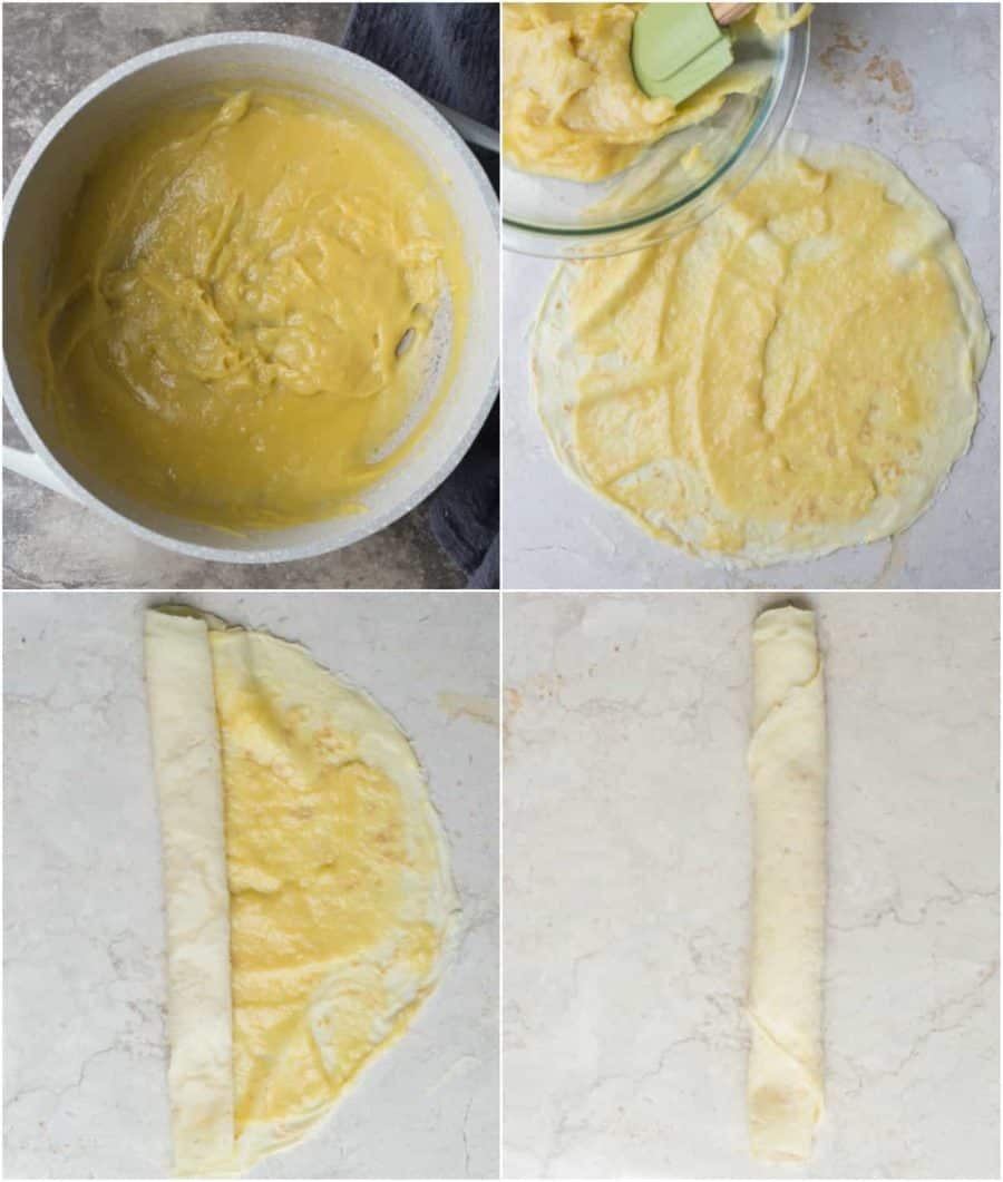 French Crepe Recipe with Custard Filling - Valentina's Corner