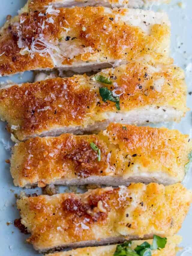 Crispy Parmesan Crusted Chicken Story - Valentina's Corner