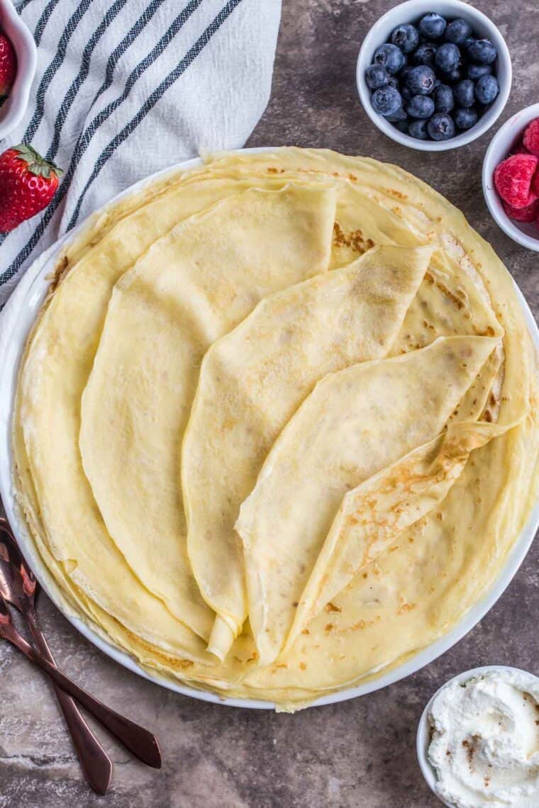 Basic Crepe Recipe - Valentina's Corner