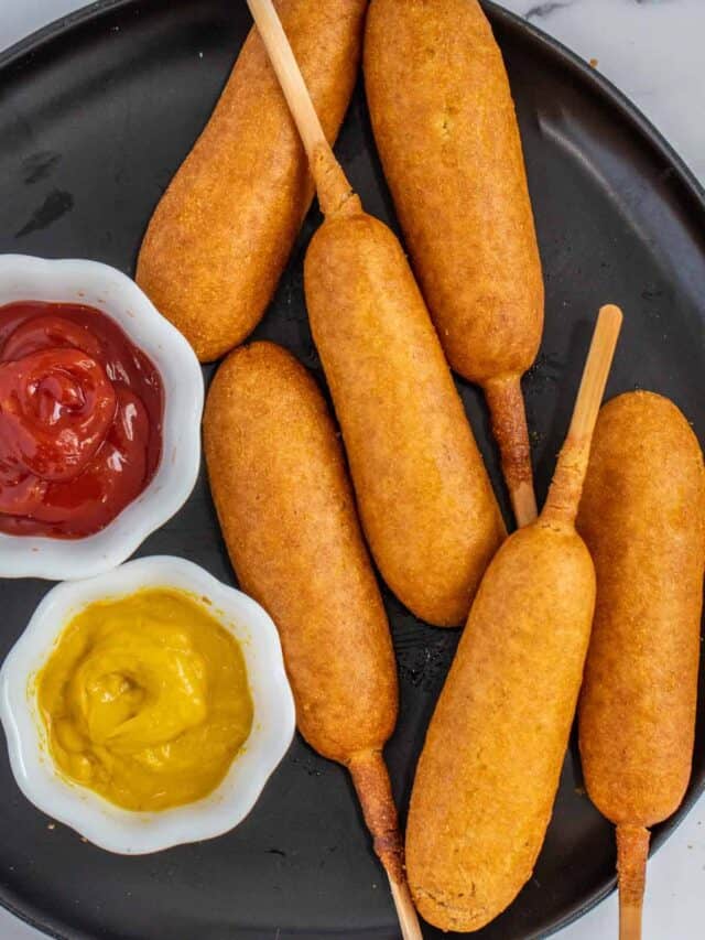 Air Fryer Corn Dogs (Frozen) Story - Valentina's Corner