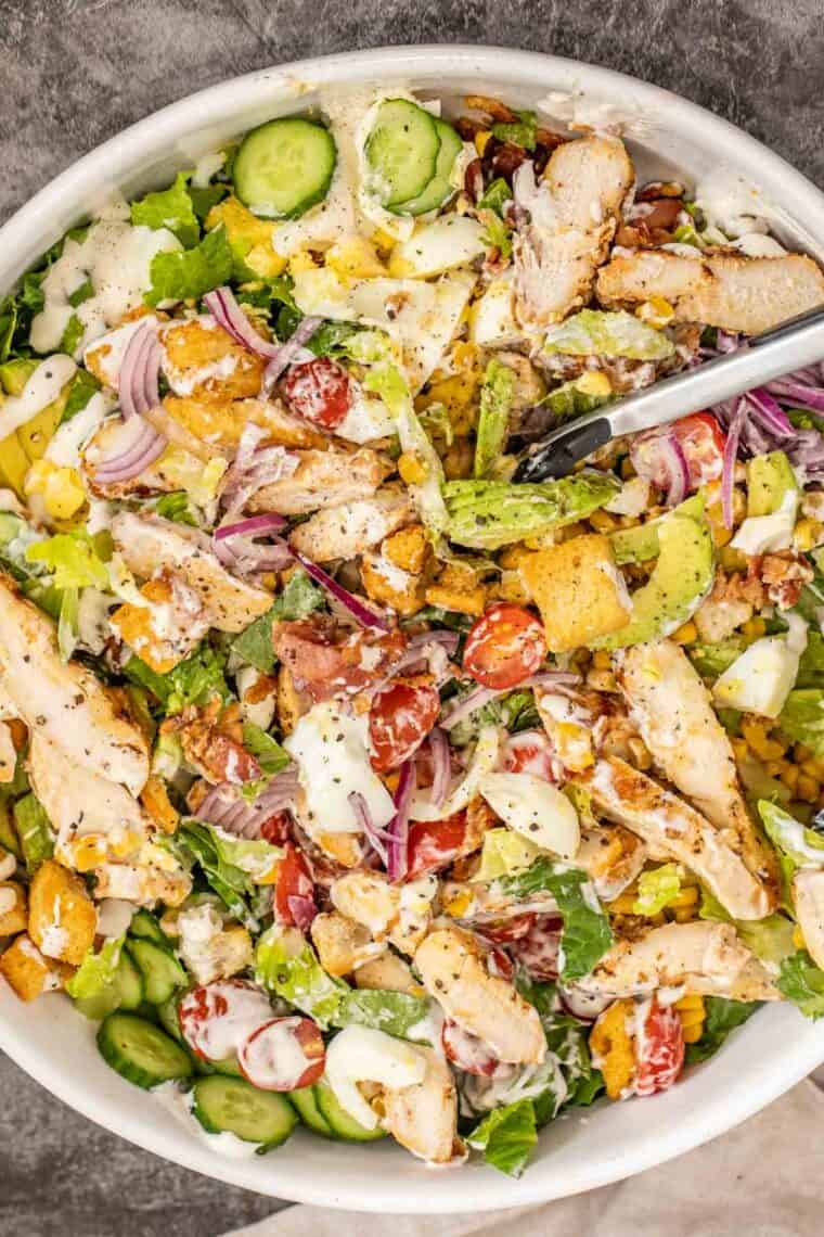 Grilled Chicken Salad Recipe - Valentina's Corner