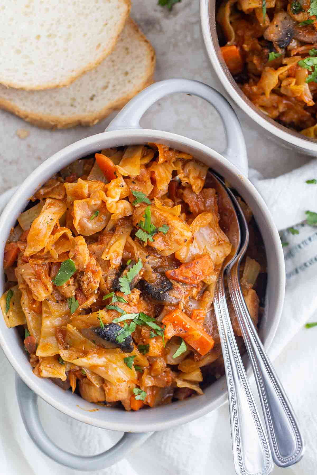 Braised Cabbage Recipe - Valentina's Corner