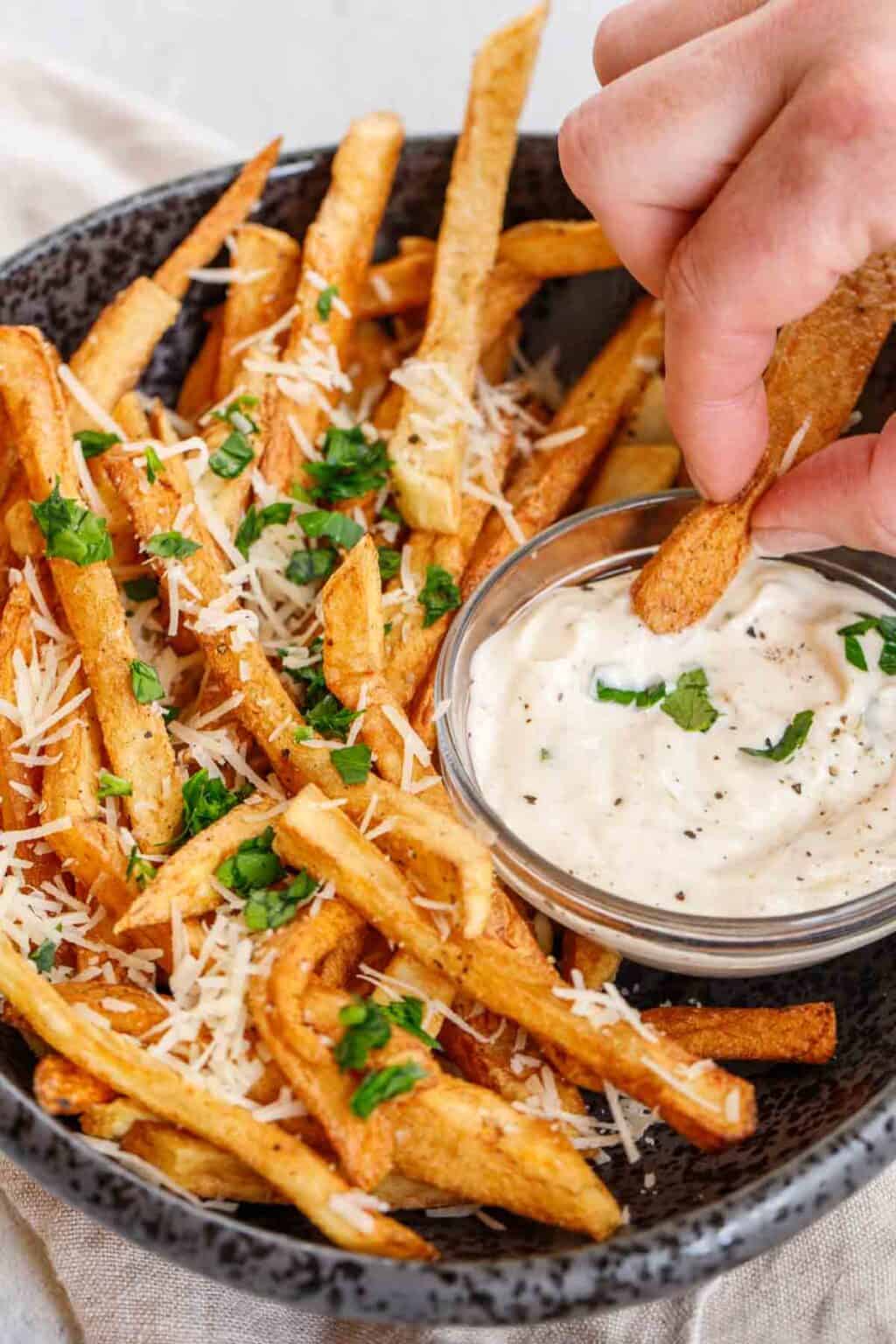 Parmesan Truffle Fries Recipe - Valentina's Corner