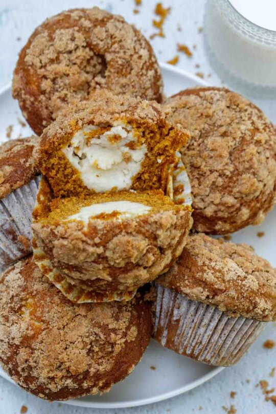 Pumpkin Cheesecake Muffins - Valentina's Corner
