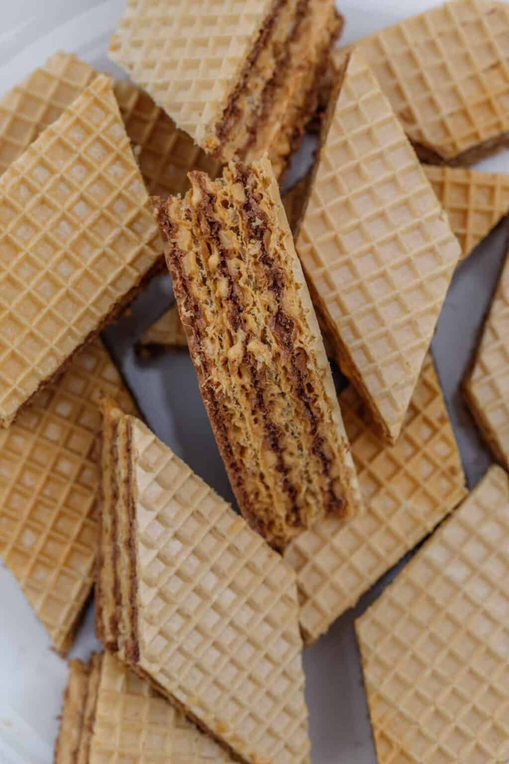 Ukrainian Dulce de Leche Waffle Cake - Valentina's Corner