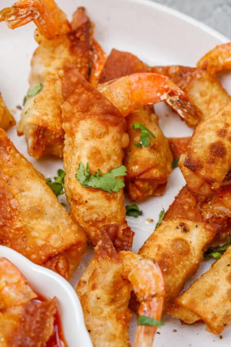 Crispy Shrimp Spring Rolls - Valentina's Corner