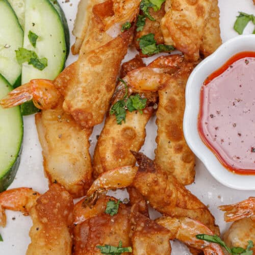 Crispy Shrimp Spring Rolls - Valentina's Corner