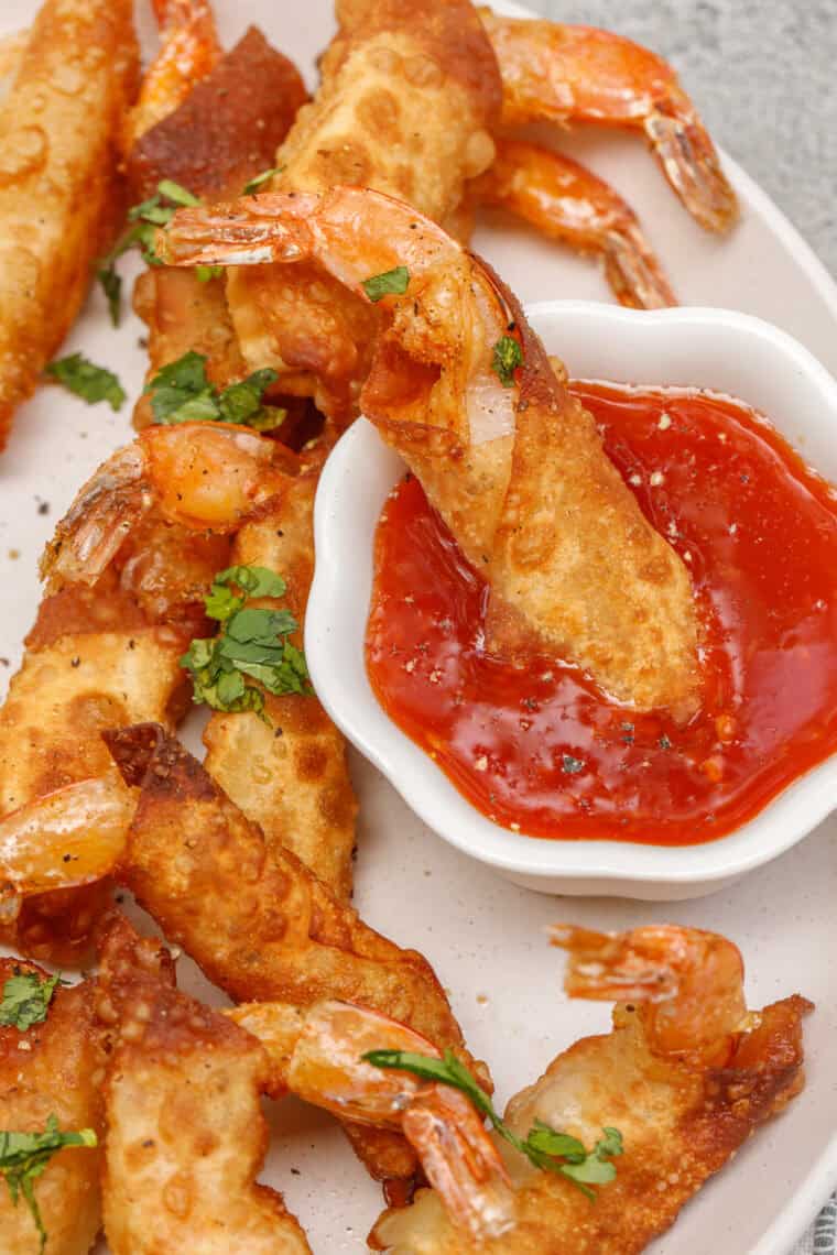 Crispy Shrimp Spring Rolls - Valentina's Corner